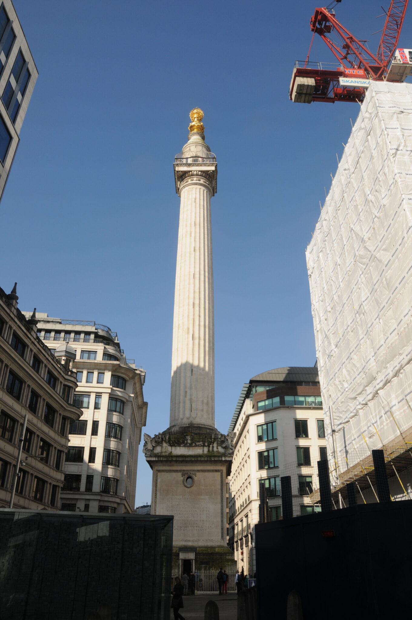 The Monument, Lower Thames Street and Fish Street Hill - A London ...