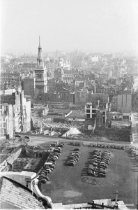 Post War London from the Stone Gallery, St. Paul's - The South and East ...