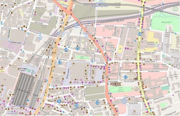 East London Spitalfields Map B - A London Inheritance