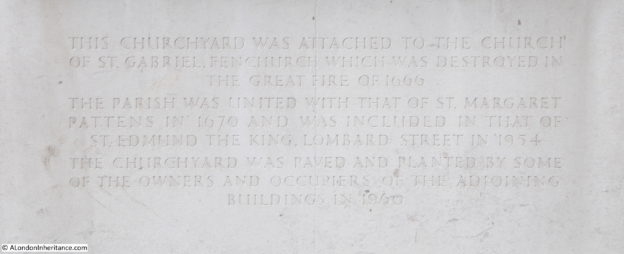 St Gabriel Fenchurch Archives - A London Inheritance