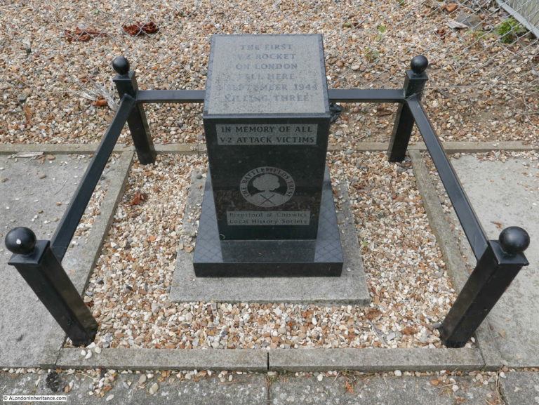 Launch And Landing Sites Of The First V-2 On London - A London Inheritance