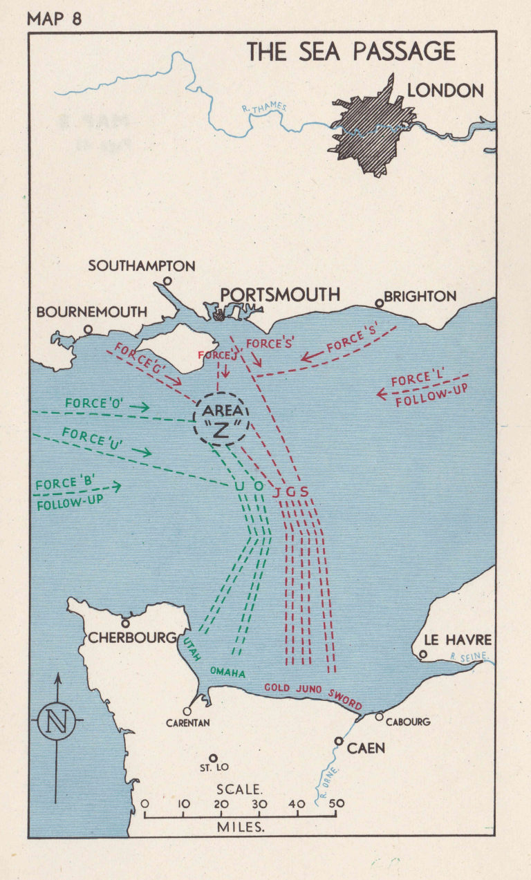 The 6th June 1944, D-Day in Maps - A London Inheritance