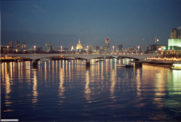The View from Hungerford Bridge - 1985 and 2020 - A London Inheritance