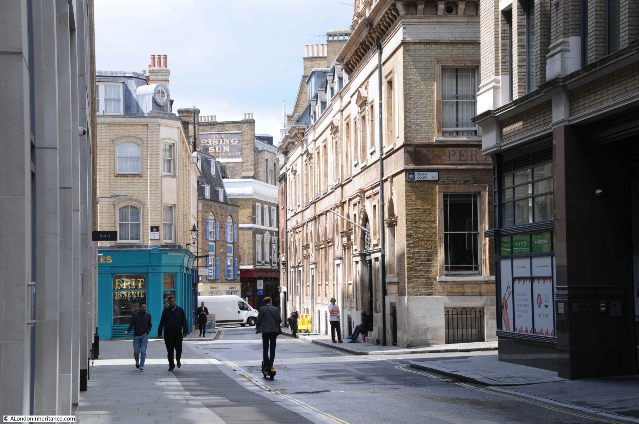 Carter Lane - 17th Century Houses, Hairdressers and Alleys - A London ...