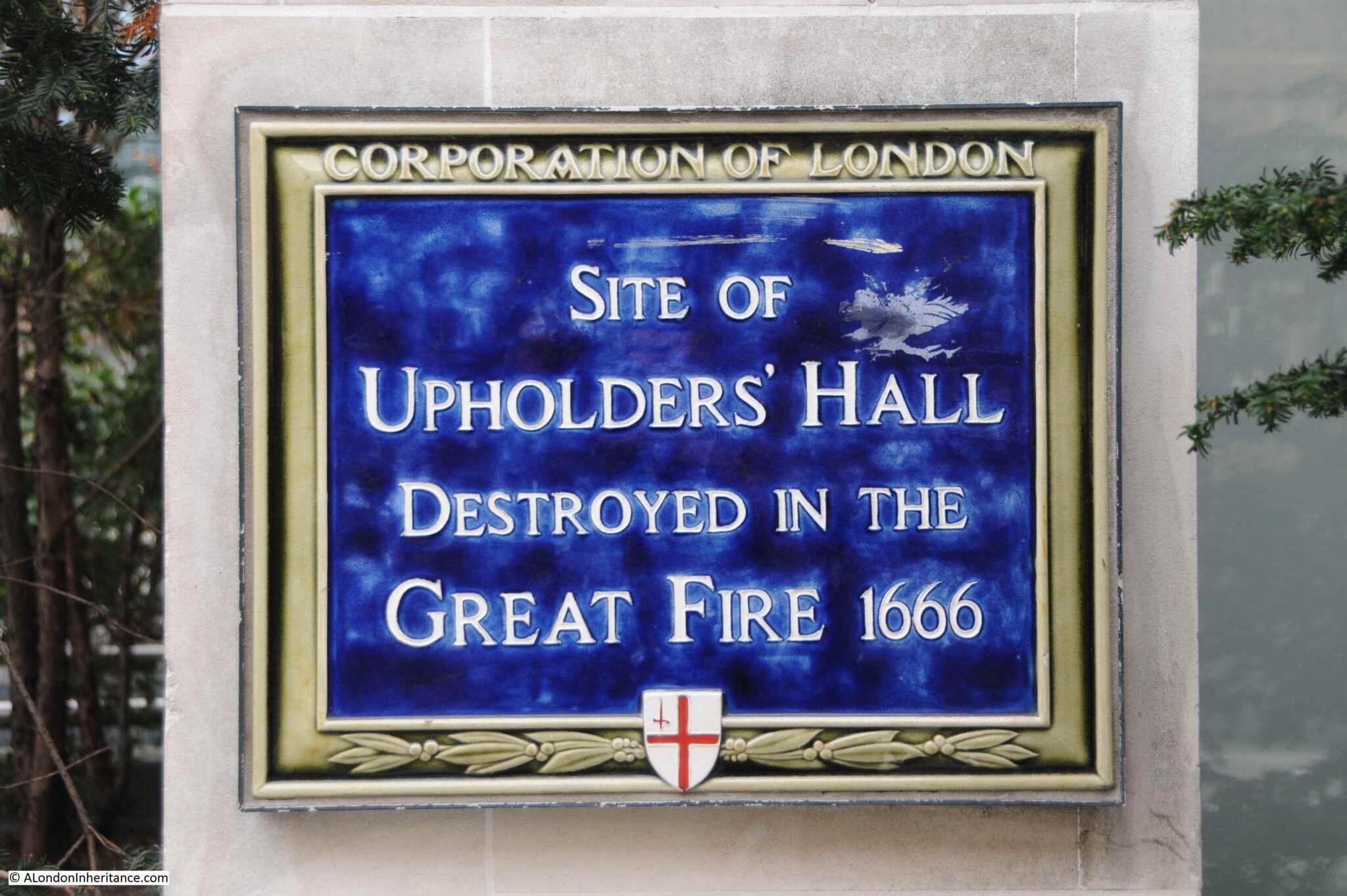 Three Halls and a Hospital - City of London Blue Plaques - A London ...