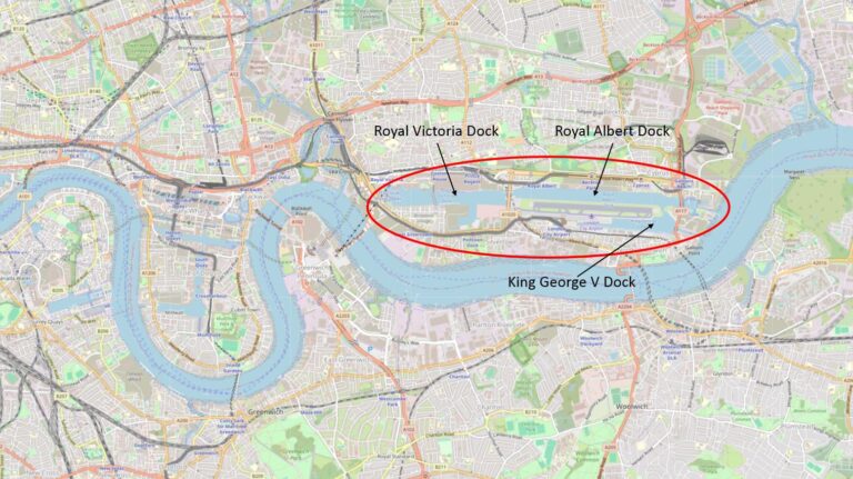 The Royal Docks - Victoria, Albert and George V - A London Inheritance