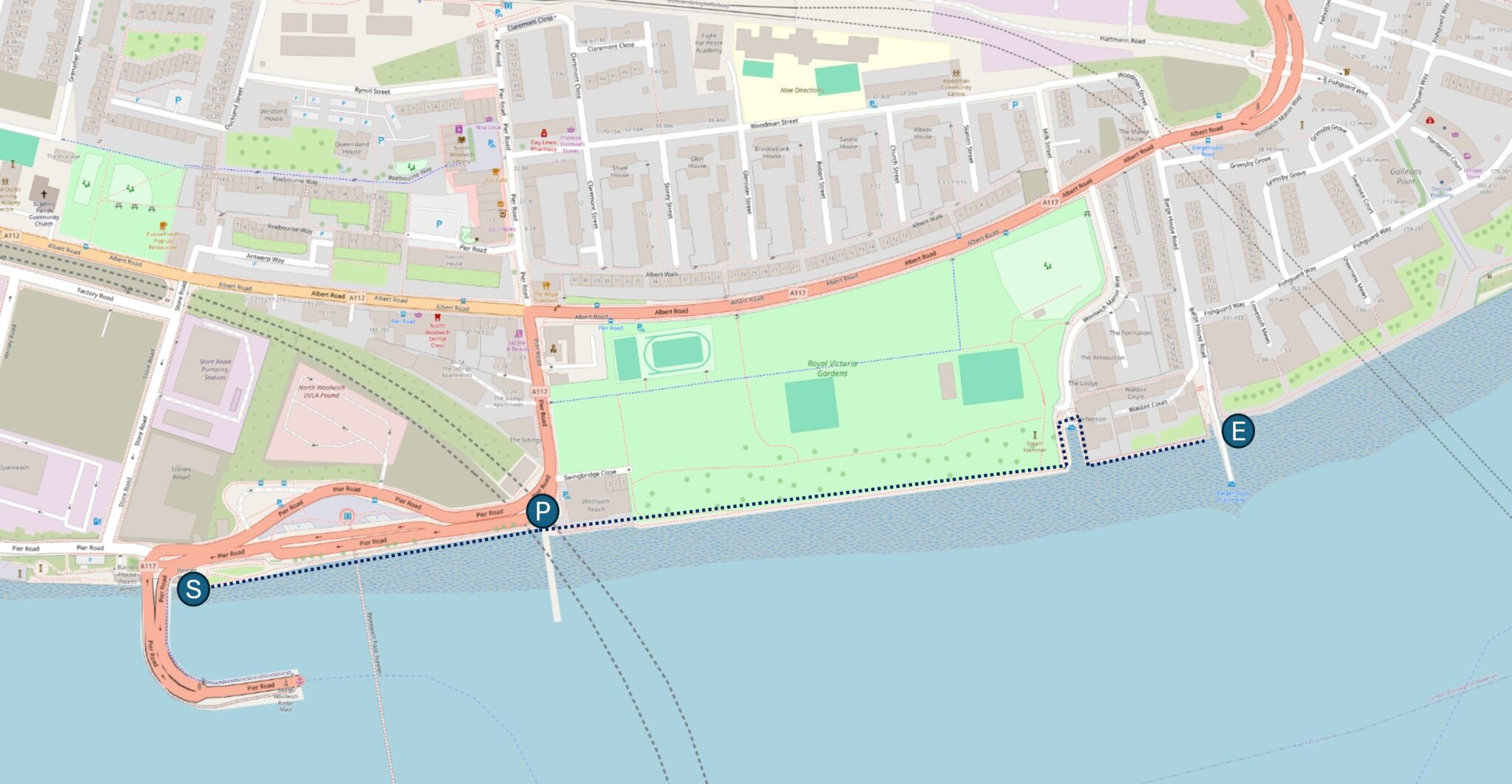 North Woolwich - A Station, Pier, Pleasure Gardens and Causeway - A ...